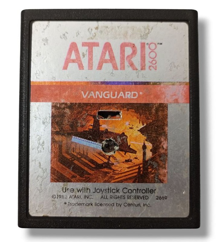 Jogo Vanguard Original - Atari - Sebo dos Games - Games Antigos e ...
