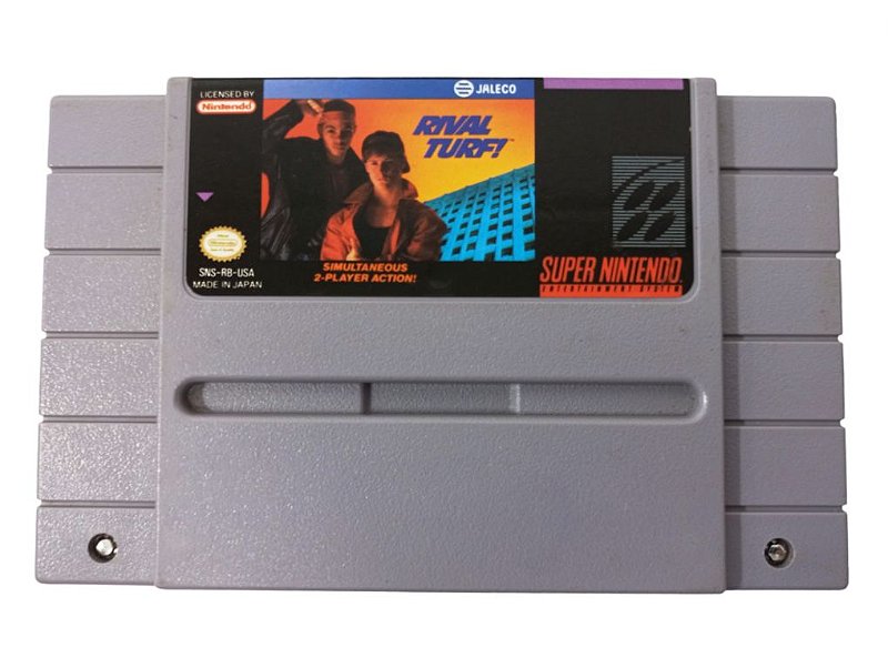 Jogo Rival Turf Original - SNES - Sebo dos Games - Games Antigos e ...