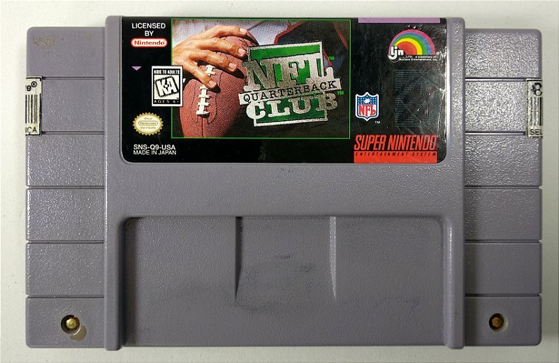 Jogo NFL Quarterback Club Original - SNES - Sebo dos Games - Games ...