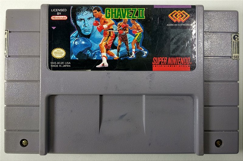 Jogo Chavez II Original - SNES - Sebo dos Games - Games Antigos e ...