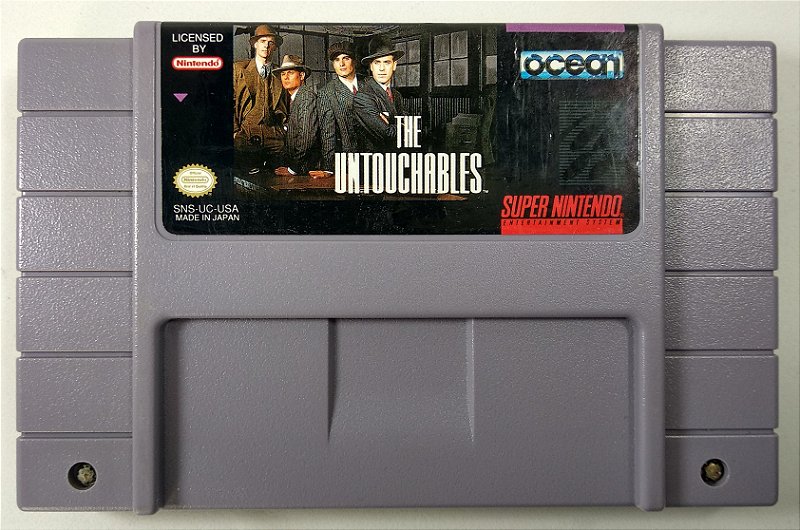 Jogo The Untouchables Original - SNES - Sebo dos Games - Games Antigos ...