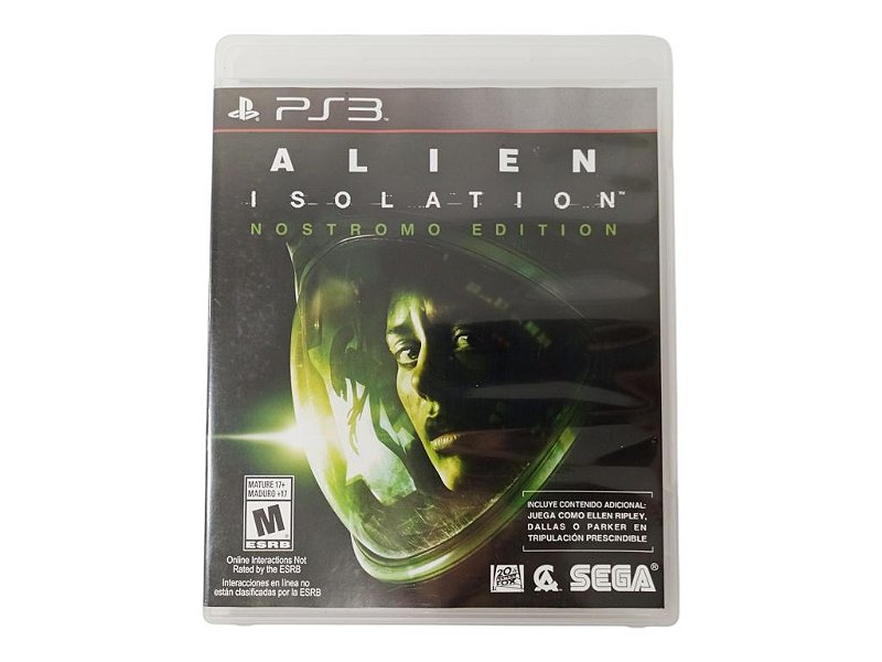 Jogo Alien Isolation Nostromo Edition - PS3 - Sebo dos Games - Games ...