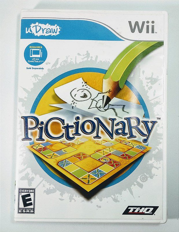 Pictionary Original - uDraw Wii - Sebo dos Games - Games Antigos e ...