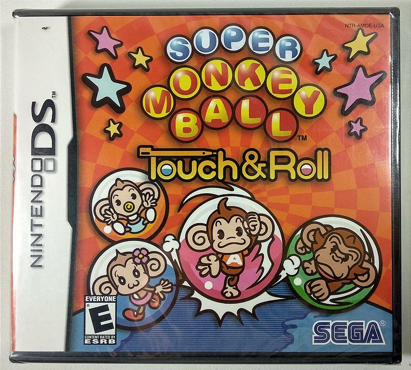Super Monkey Ball Touch & Roll Original (LACRADO) - DS - Sebo dos Games ...