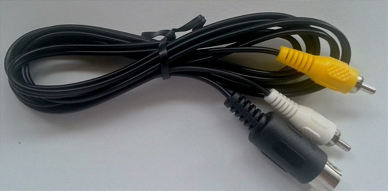 Cabo AV - Mega Drive - Sebo dos Games - 10 anos!