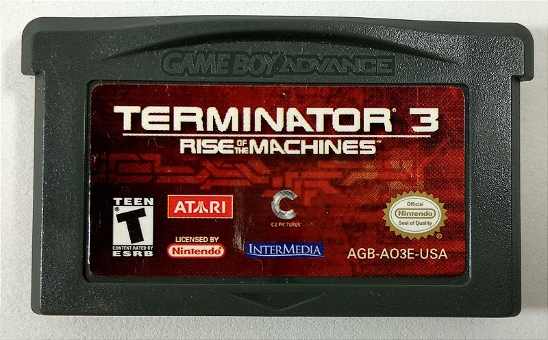 Jogo Terminator 3 ORIGINAL - GBA - Sebo dos Games - Games Antigos e ...
