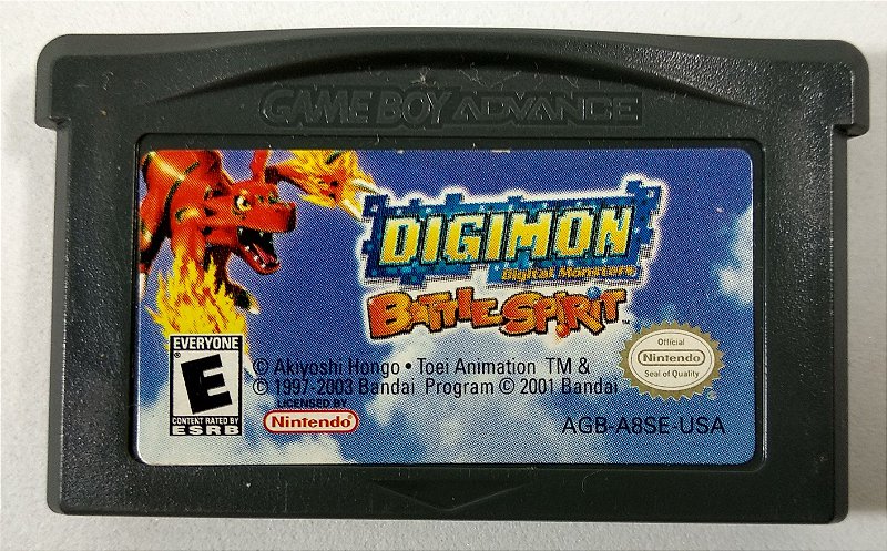 Digimon Battle Spirit ORIGINAL - GBA - Sebo dos Games - Games Antigos e ...