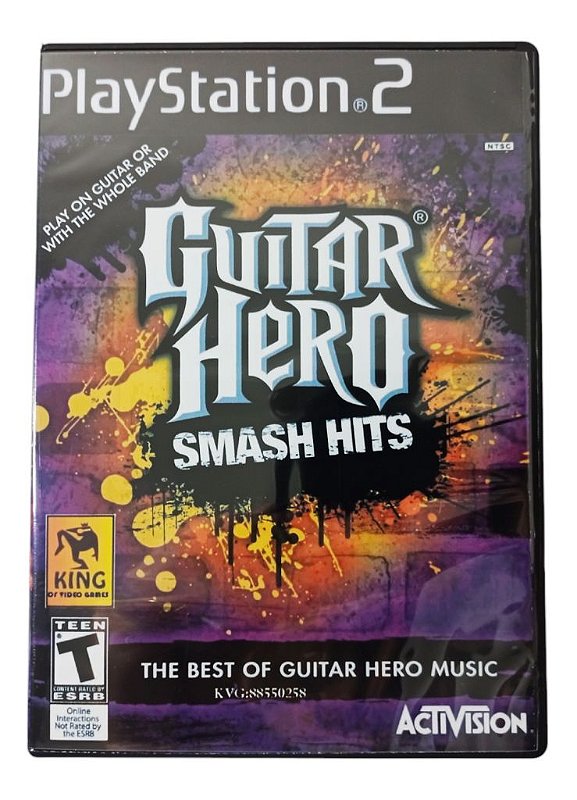 Guitar Hero Smash Hits - PS2 - Sebo dos Games - Games Antigos e Usados ...