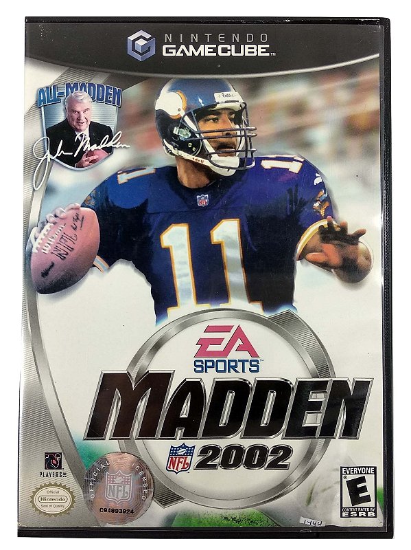 Madden 2002 Original - GC - Sebo dos Games - Games Antigos e Usados dos ...