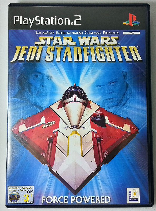 Star Wars Jedi Starfighter Original [EUROPEU] - PS2 - Sebo dos Games ...
