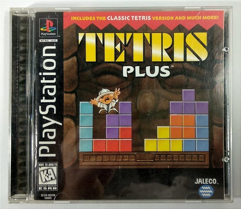 Tetris Plus Original - PS1 ONE - Sebo dos Games - Games Antigos e ...