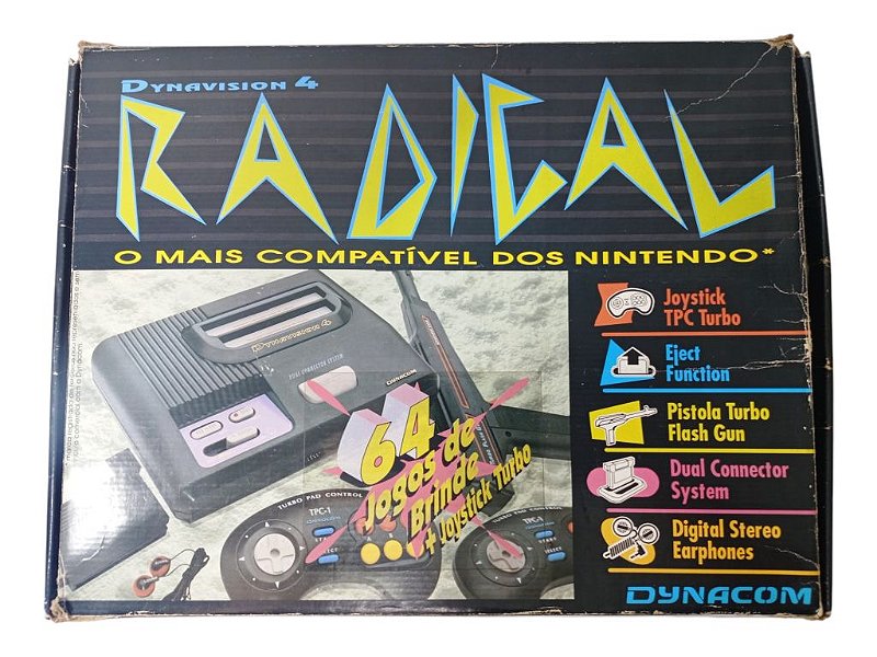 Console Dynavision 4 Radical Dynacom - Sebo dos Games - Games Antigos e Usados dos Atari ao PS...