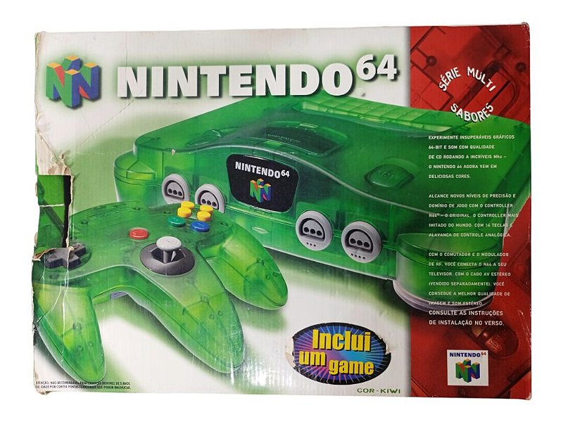 Console Nintendo 64 Kiwi - Sebo dos Games - Games Antigos e Usados dos ...