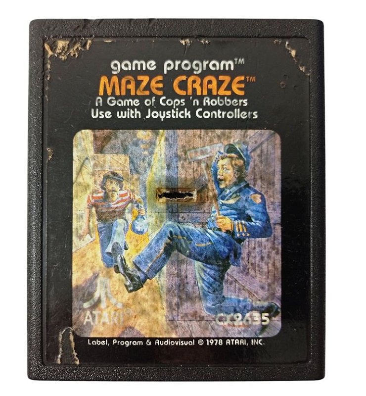 Jogo Maze Craze Original - Atari - Sebo dos Games - Games Antigos e ...