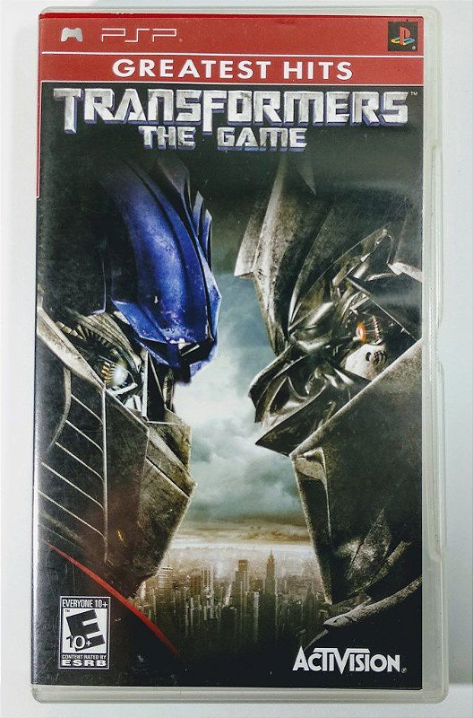 Transformers the Game Original - PSP - Sebo dos Games - Games Antigos e ...