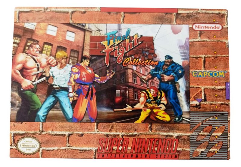 Jogo Final Fight Collection - SNES - Sebo dos Games - Games Antigos e ...