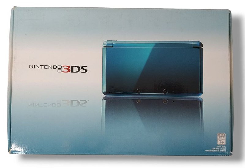 Nintendo 3DS Aqua Blue - 3DS - Sebo dos Games - Games Antigos e Usados ...