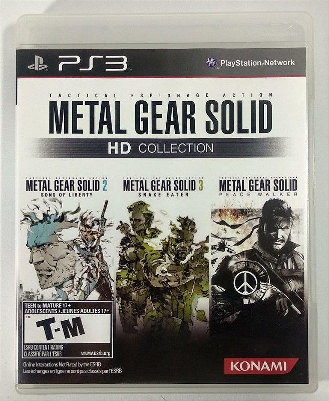 Metal Gear Solid HD Collection - PS3 - Sebo dos Games - Games Antigos e ...