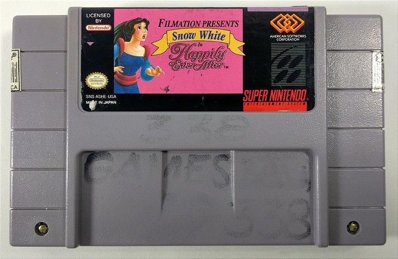 Snow White in Happily Ever After Original - SNES - Sebo dos Games ...
