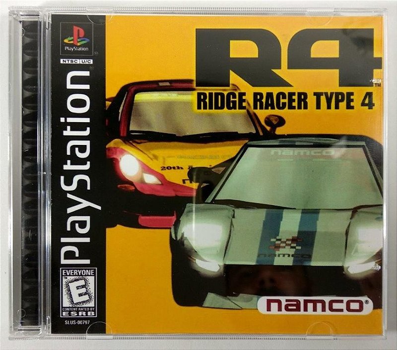 R4 Ridge Racer Type 4 [REPLICA] - PS1 ONE - Sebo dos Games - Games ...