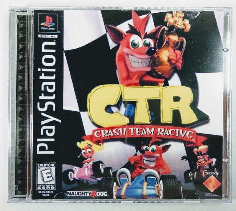 Crash Team Racing CTR [REPLICA] - PS1 ONE - Sebo dos Games - Games ...