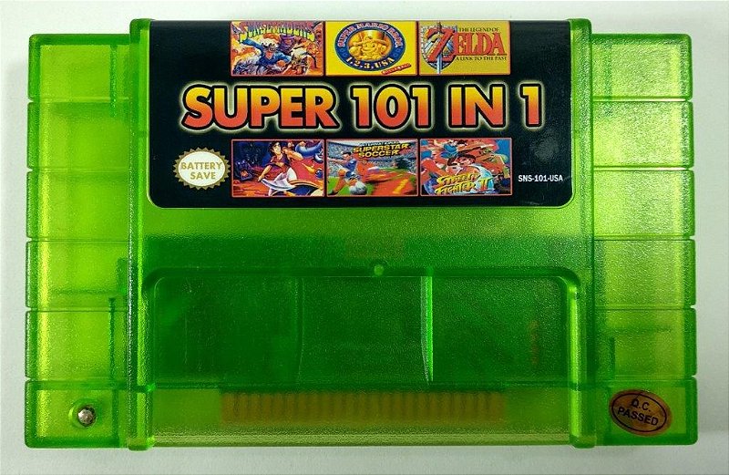 Super 101 in 1 - SNES - Sebo dos Games - Games Antigos e Usados dos ...