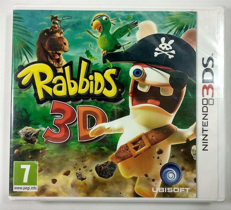 Rabbids 3D Original (LACRADO) [Europeu] - 3DS - Sebo dos Games - Games ...