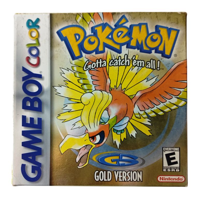 Pokémon Gold Original Completo GBC | Game Boy - Sebo dos Games - Games ...