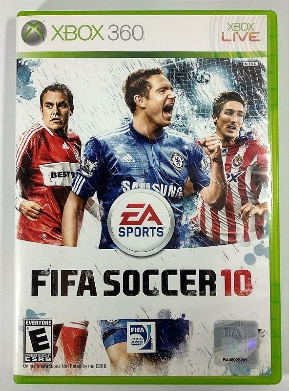 Fifa Soccer 10 - Xbox 360 - Sebo dos Games - Games Antigos e Usados dos ...