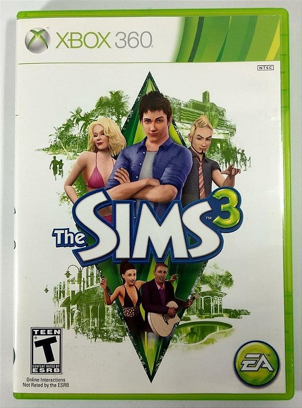 The Sims 3 - Xbox 360 - Sebo dos Games - Games Antigos e Usados dos ...