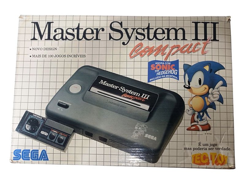 Console Master System 3 Tectoy (com entrada AV) - Sebo dos Games ...