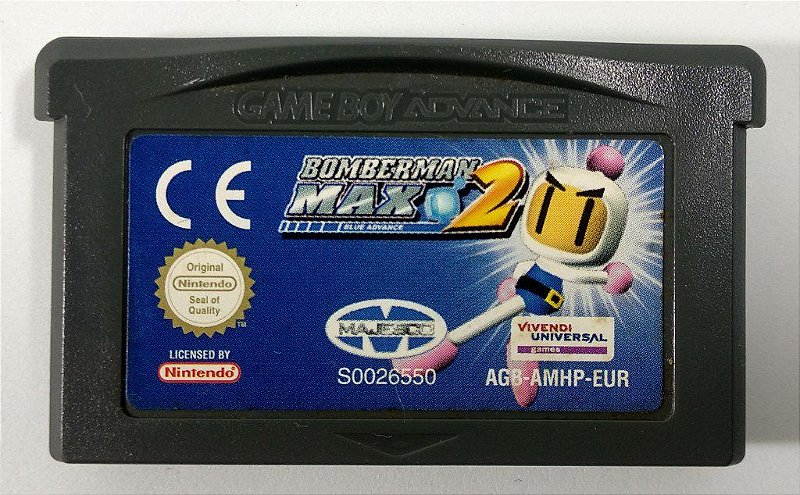 Bomberman Max 2: Blue Advance [EUROPEU] Original - GBA - Sebo dos Games ...
