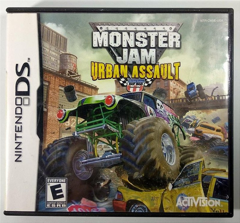 Jogo Monster Jam Urban Assault Original - DS - Sebo dos Games - Games ...