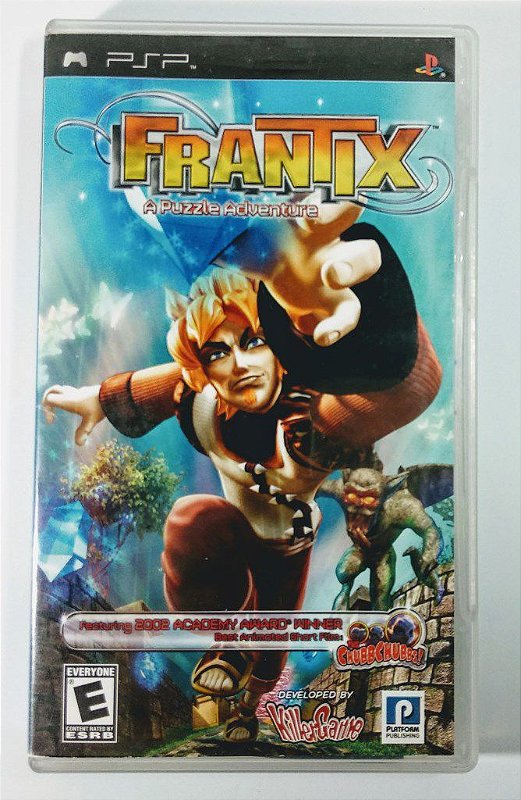 Frantix a puzzle adventure Original - PSP - Sebo dos Games - Games ...