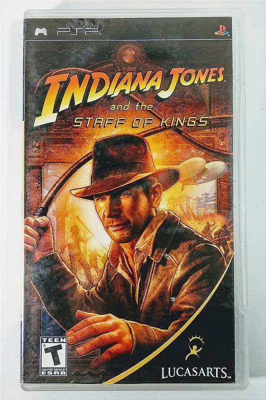 Indiana Jones and the Staff of Kings Original - PSP - Sebo dos Games ...
