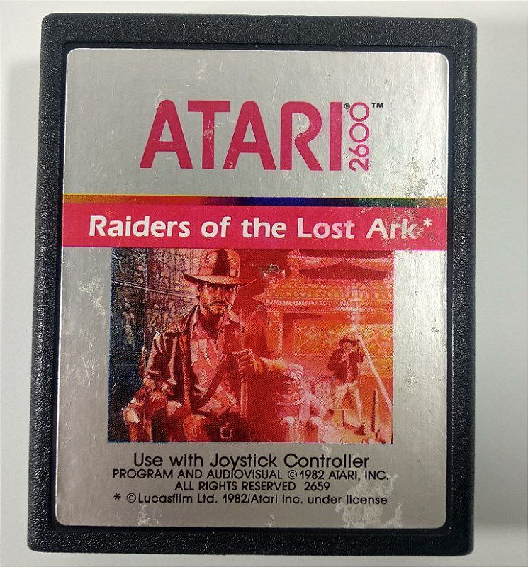 Raiders of the Lost Ark Original - Atari - Sebo dos Games - Games ...
