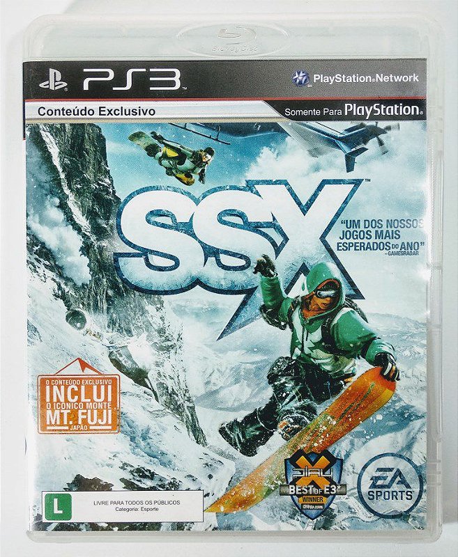 Jogo SSX - PS3 - Sebo dos Games - Games Antigos e Usados dos Atari ao PS...