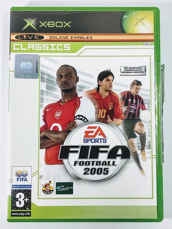 Jogo Fifa Football 2005 Original [EUROPEU] - Xbox Clássico - Sebo dos Games - Games Antigos e ...