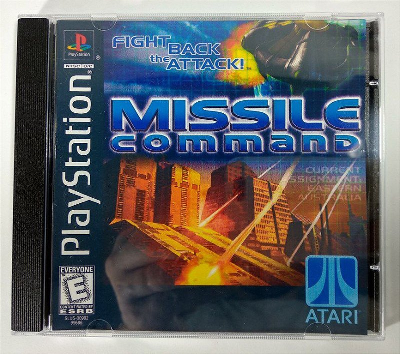 Missile Command Original - PS1 ONE - Sebo dos Games - Games Antigos e ...