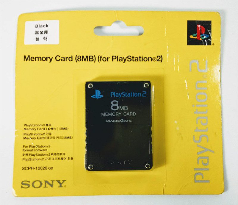 Memory Card Original (Lacrado) - PS2 - Sebo dos Games - Games Antigos e ...