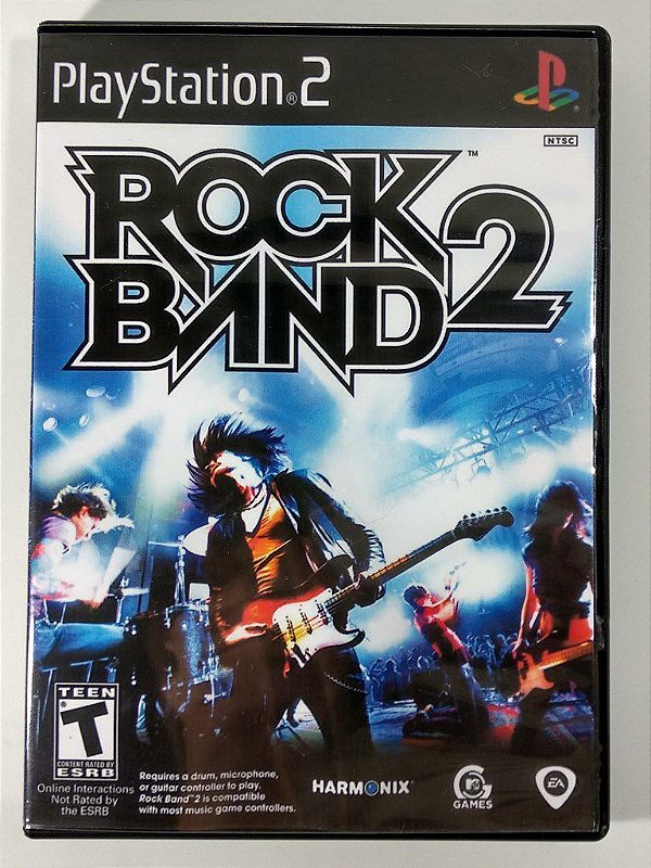 Rock Band 2 [REPRO-PACTH] - PS2 - Sebo dos Games - Games Antigos e ...