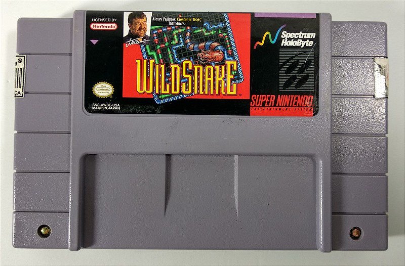 Jogo WildSnake Original - SNES - Sebo dos Games - Games Antigos e ...