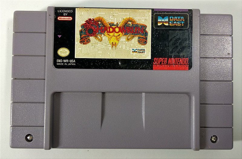 Shadowrun Original - SNES - Sebo dos Games - Games Antigos e Usados dos ...