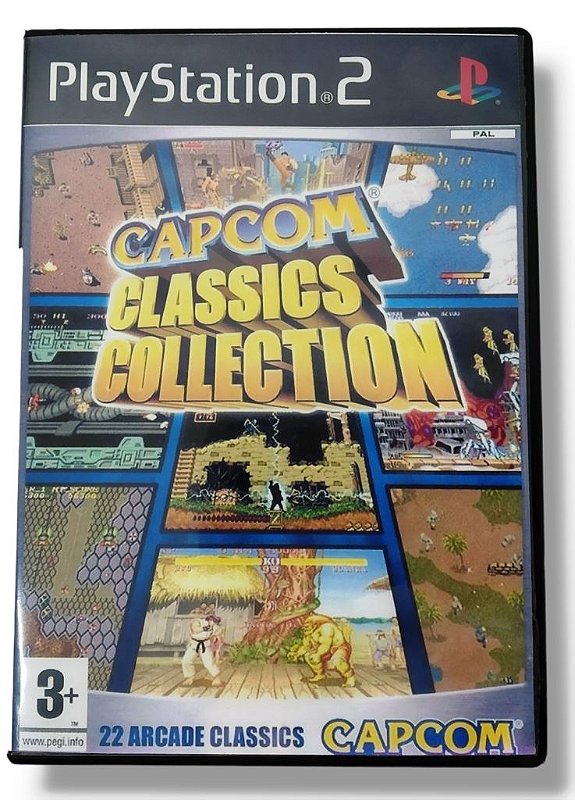 Capcom Classics Collection [REPRO-PACTH] - PS2 - Sebo dos Games - Games ...