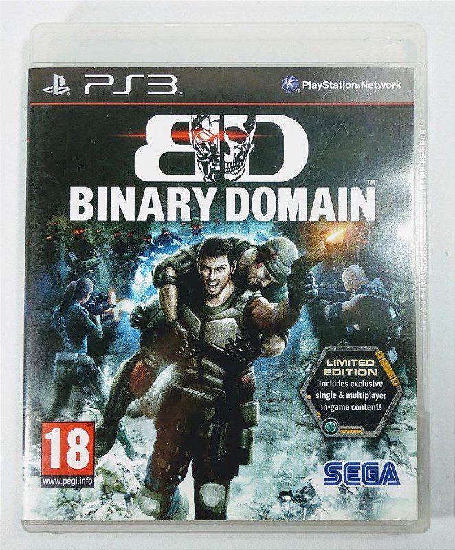 Jogo Binary Domain - PS3 - Sebo dos Games - Games Antigos e Usados dos Atari ao PS...