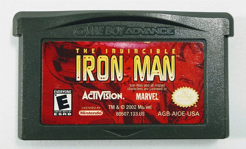 Jogo The Invincible Iron Man Original - GBA - Sebo dos Games - Games ...
