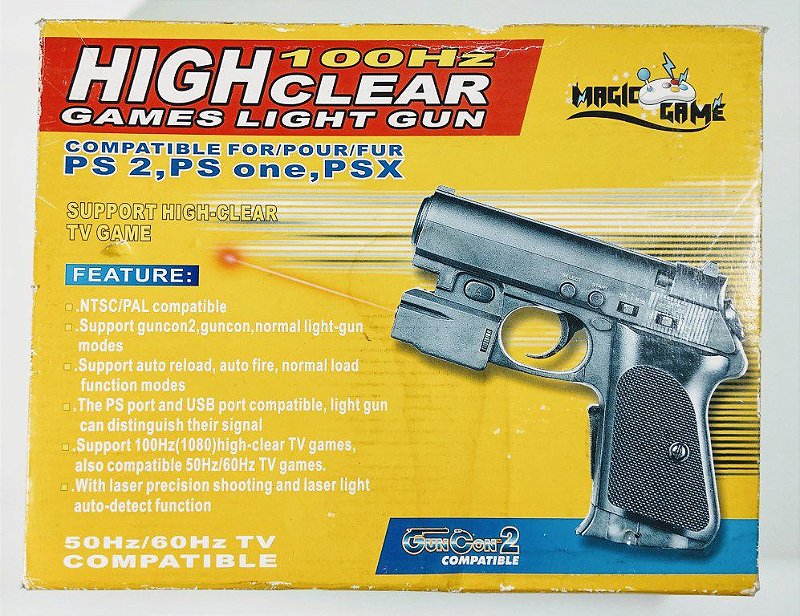 Pistola (Light Gun) - PS1 ONE /PS2 - Sebo dos Games - Games Antigos e ...