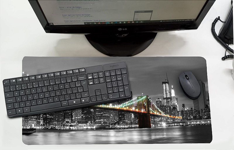 Mouse Pad / Desk Pad Grande 30x70 - Ponte Manhattan - Atelier Valverde ...
