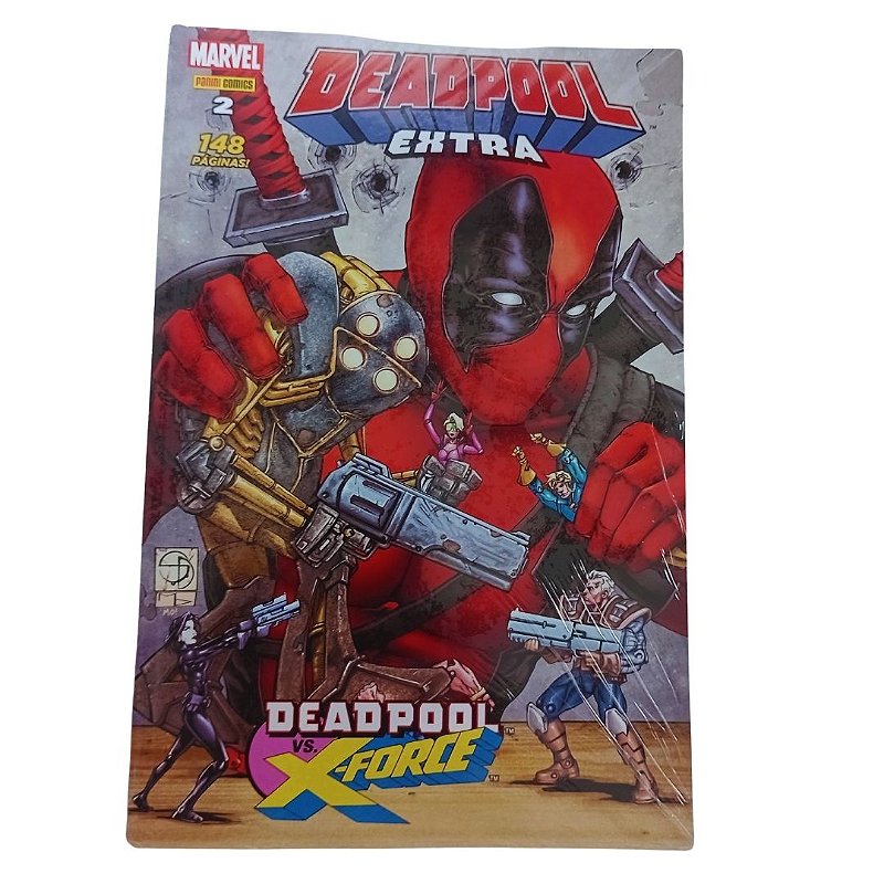 DEADPOOL EXTRA Nº 2 - DEADPOOL VS X-FORCE - ED PANINI - heroishq-gibis