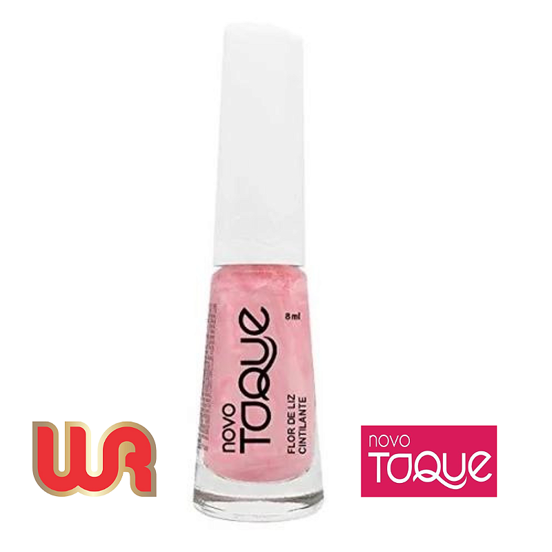 NOVO TOQUE - ESMALTE CINTILANTE FLOR DE LIZ - WR DISTRIBUIDORA
